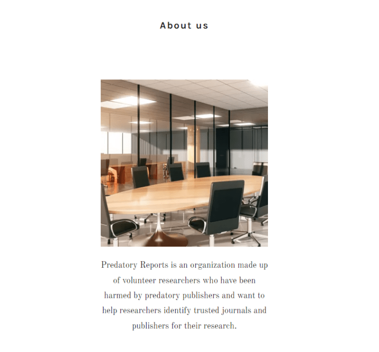 The Source / Unmasking a Predator: predatoryreports.org